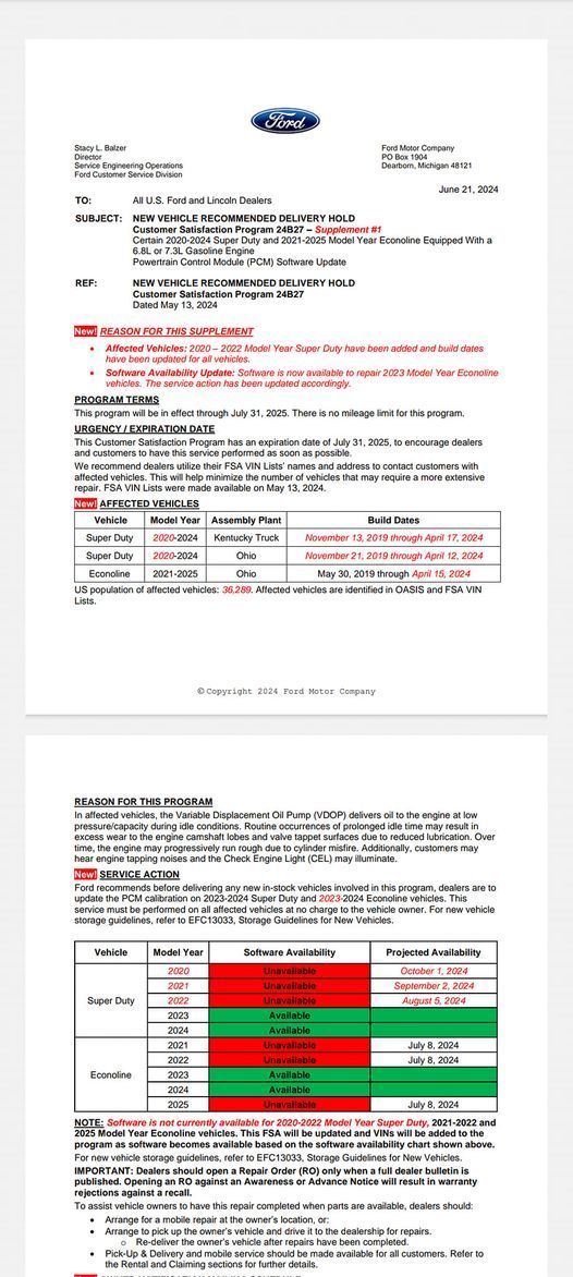 7.3 recall - Page 12 - Ford Truck Enthusiasts Forums