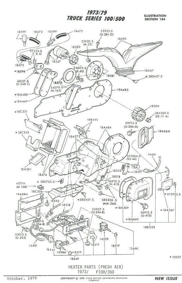HEATER CORE/HEATER BOX REMOVAL 1977 F-100 Ranger - Ford Truck ...