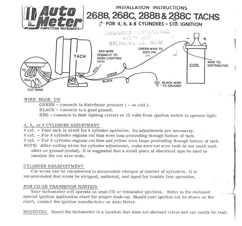 Autometer Street Tach Question - Ford Truck Enthusiasts Forums