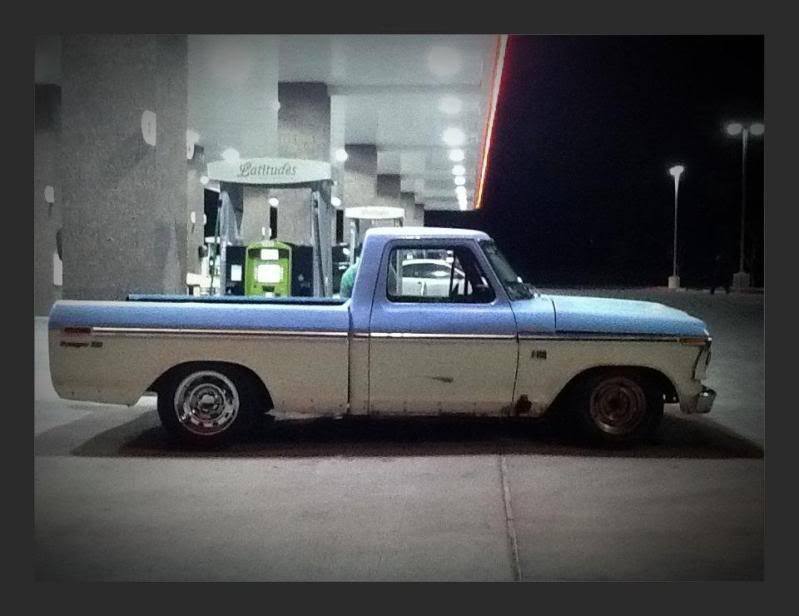Pic request, 17" dodge spare steel wheels on F100 - Ford Truck ...