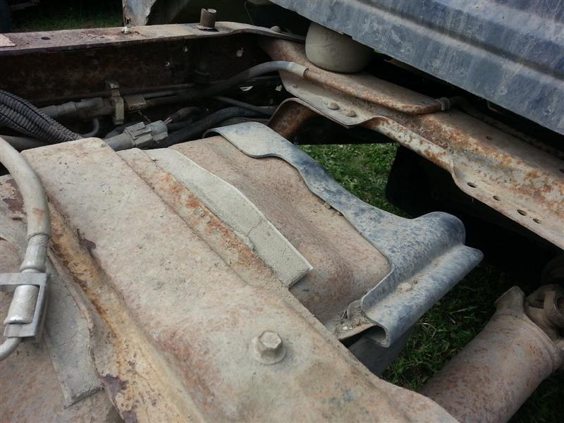 Front fuel tank relocation and hoist installation - Ford Truck ...