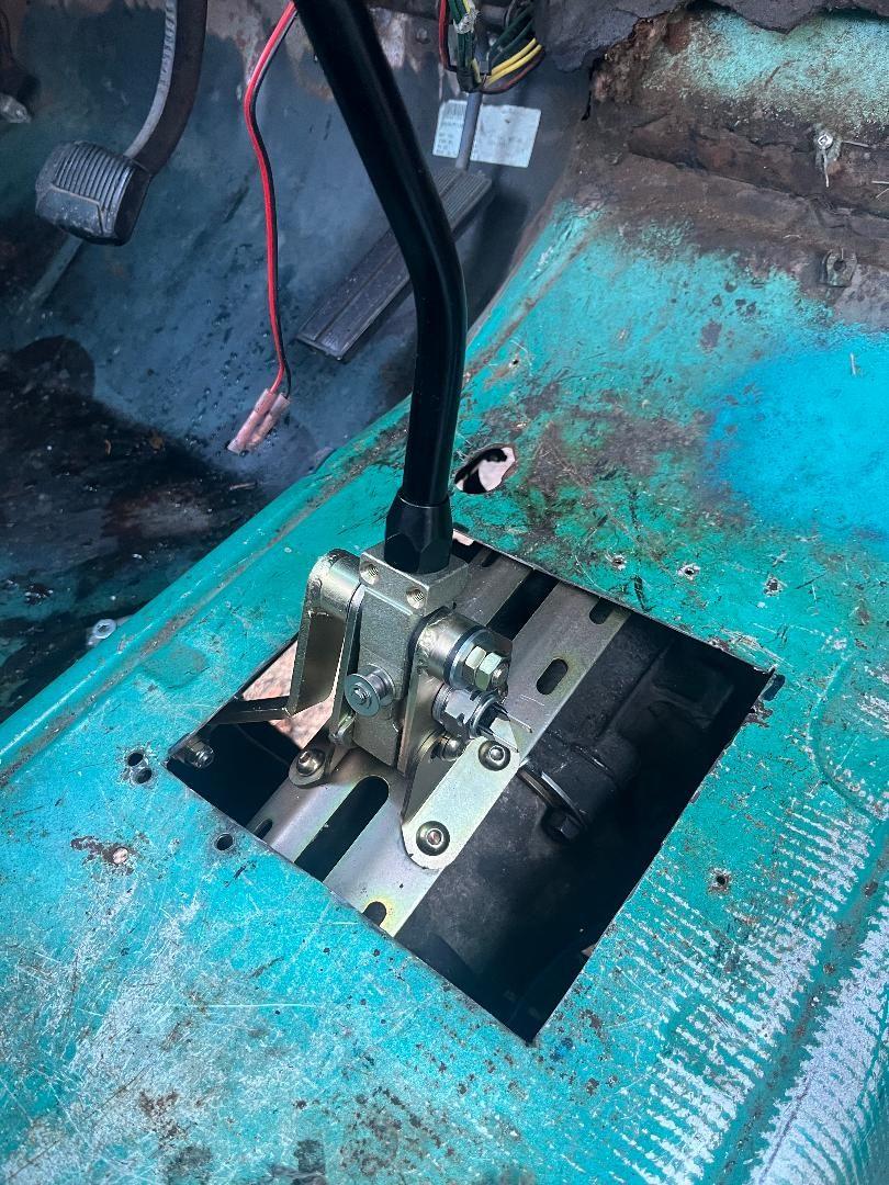 Shifter install C6 66 F100 - Ford Truck Enthusiasts Forums