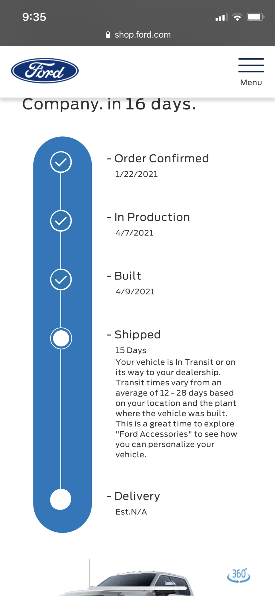 2021 Ford Super Duty Order Tracking Thread. Please NO Off Topic - Page ...