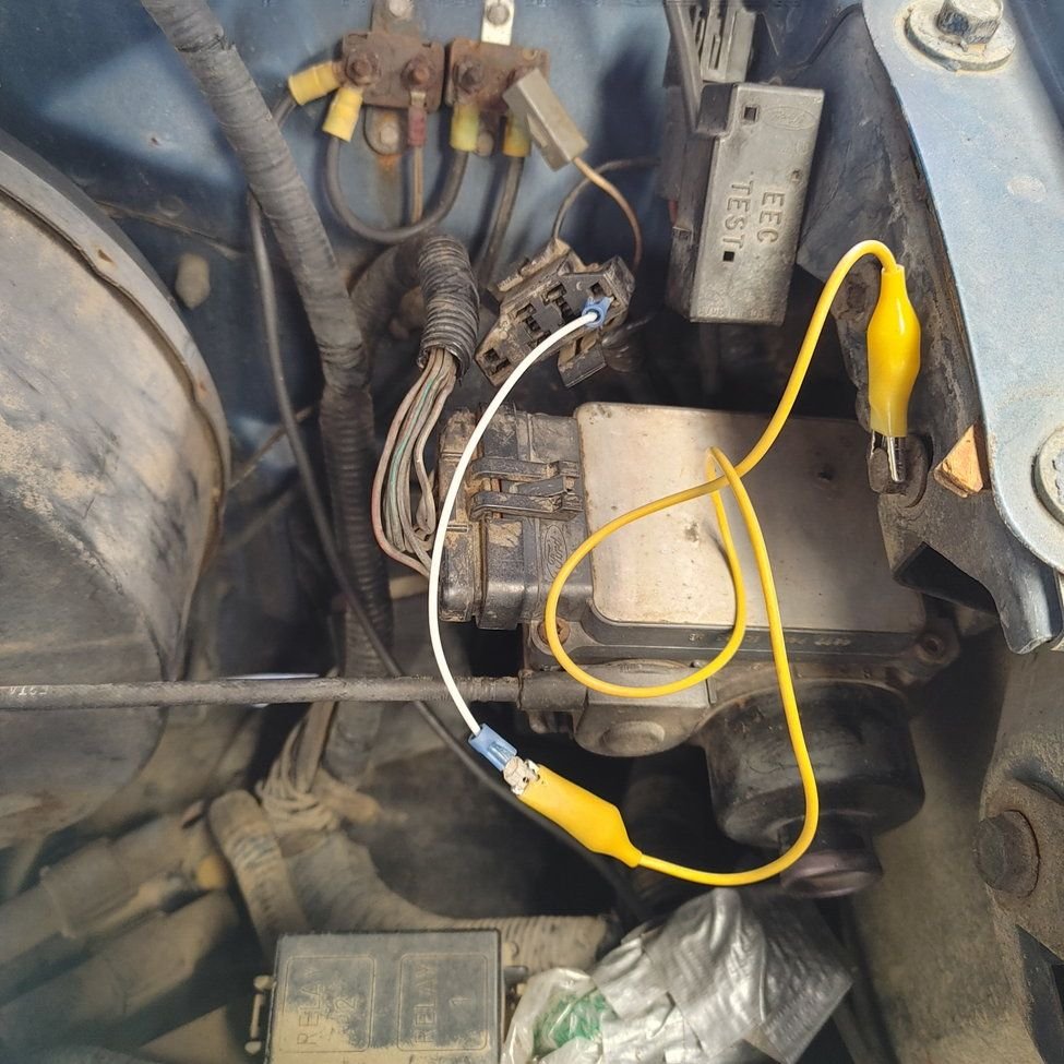 1991 F250 7.5 Drain Fuel by jumping relay or EEC test - Ford Truck ...