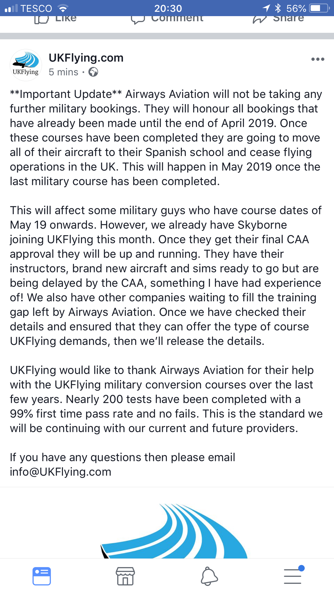 Airways Aviation Ceases Operations - PPRuNe Forums