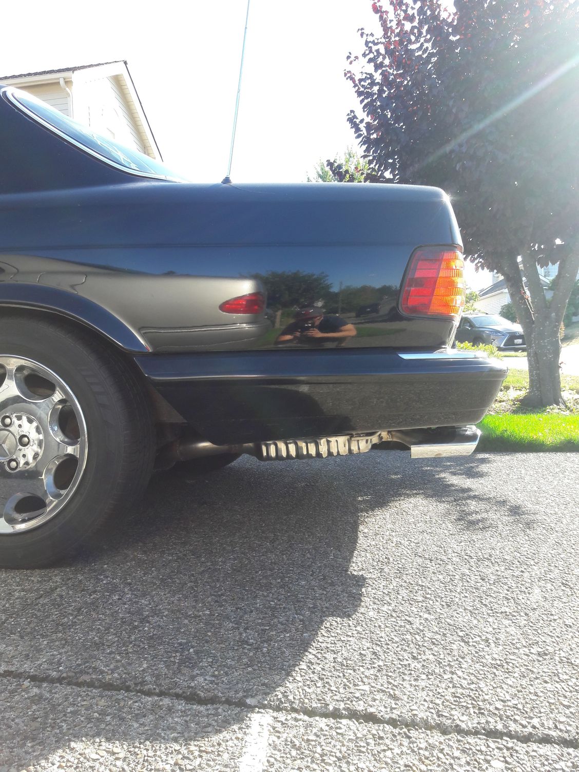 300SE AMG muffler install | Mercedes-Benz Forum