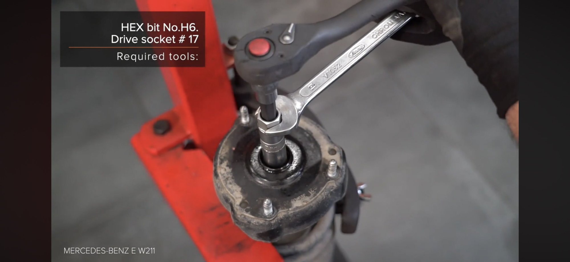 Front shock absorber wrench socket - MBWorld.org Forums