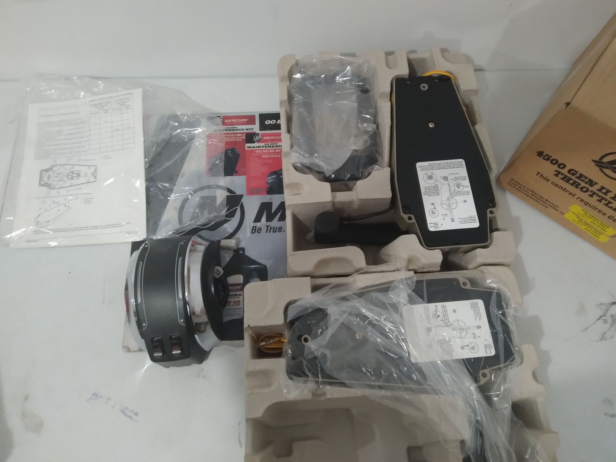 Mercruiser Gen II Dual Binnacle Mount Control Throttle Shift Box ...