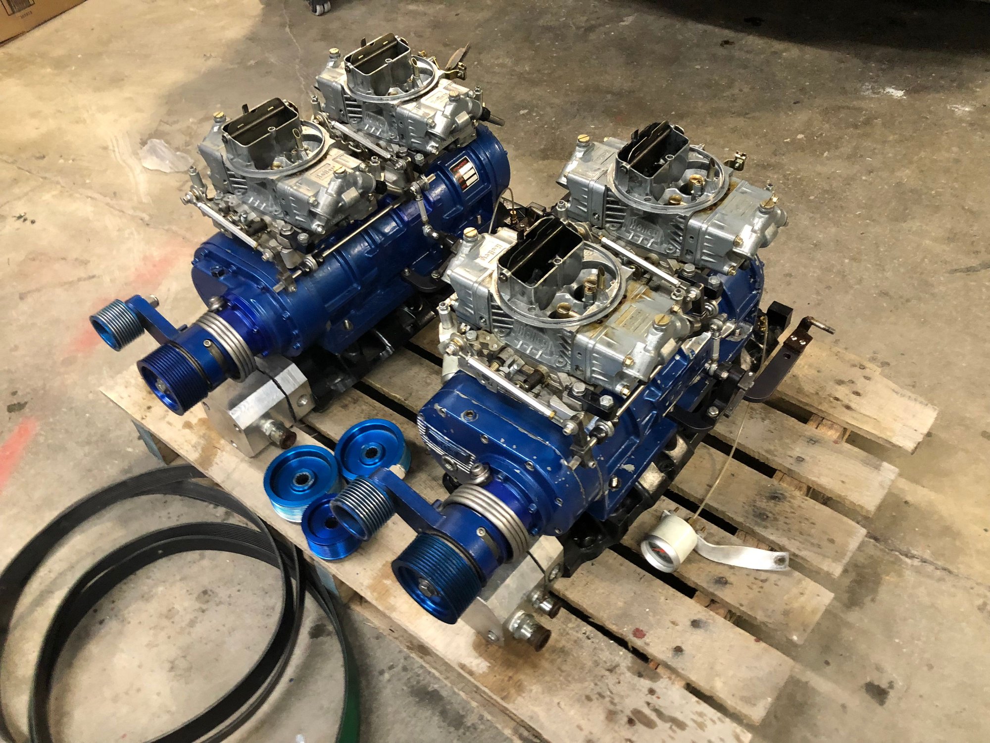 2 sets of weiand 256 chargers and hardware - Offshoreonly.com
