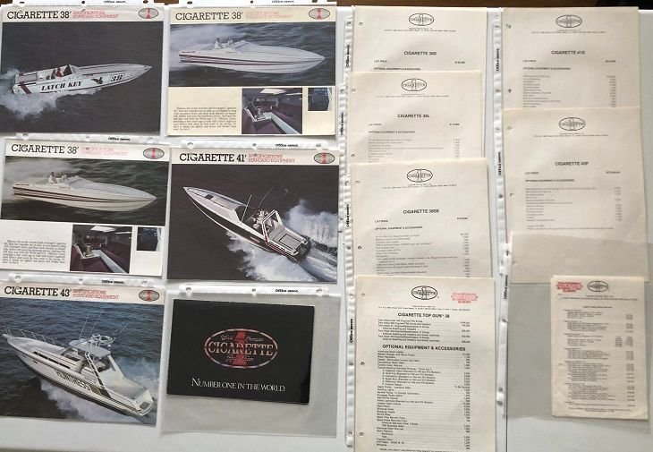 Huge collection of cigarette brochures - Offshoreonly.com