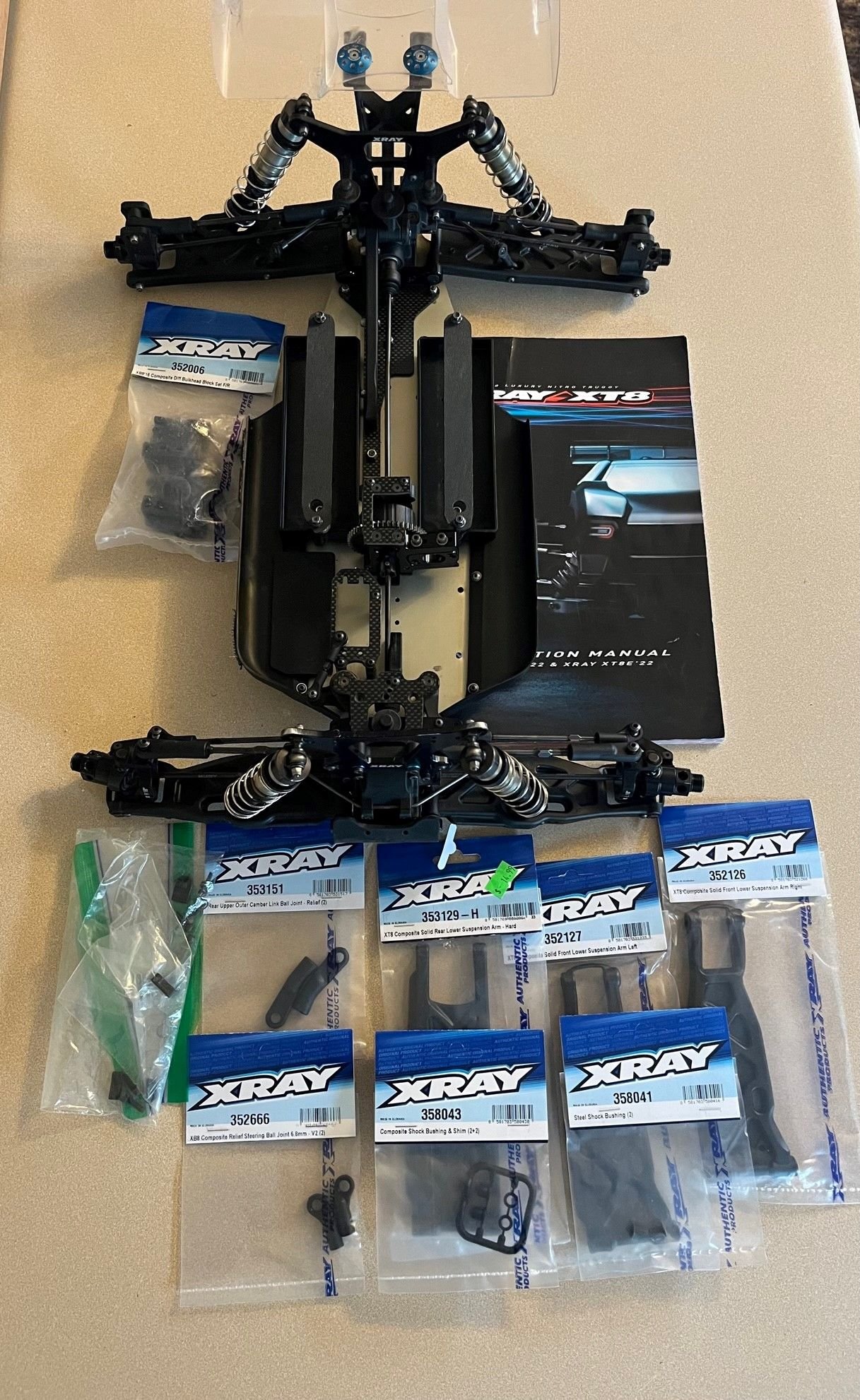 Xray XT8E 2022 Truggy Slider Aluminum Front - R/C Tech Forums