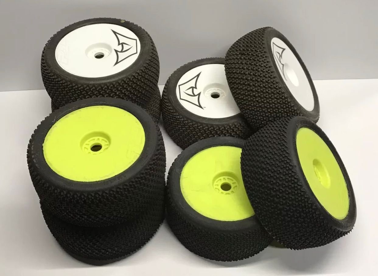 Proline Caliber 1/8 Truggy Tires & Wheels 17mm Hex (2) Sets - R/C Tech ...