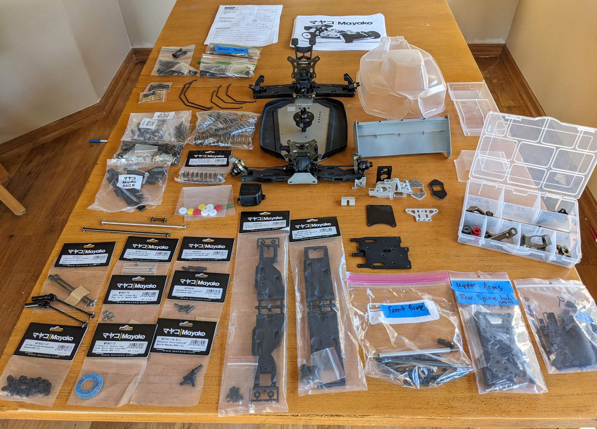 Mayako MX8E-24.5 1/8 E-Buggy, New w/ Parts Lot - R/C Tech Forums