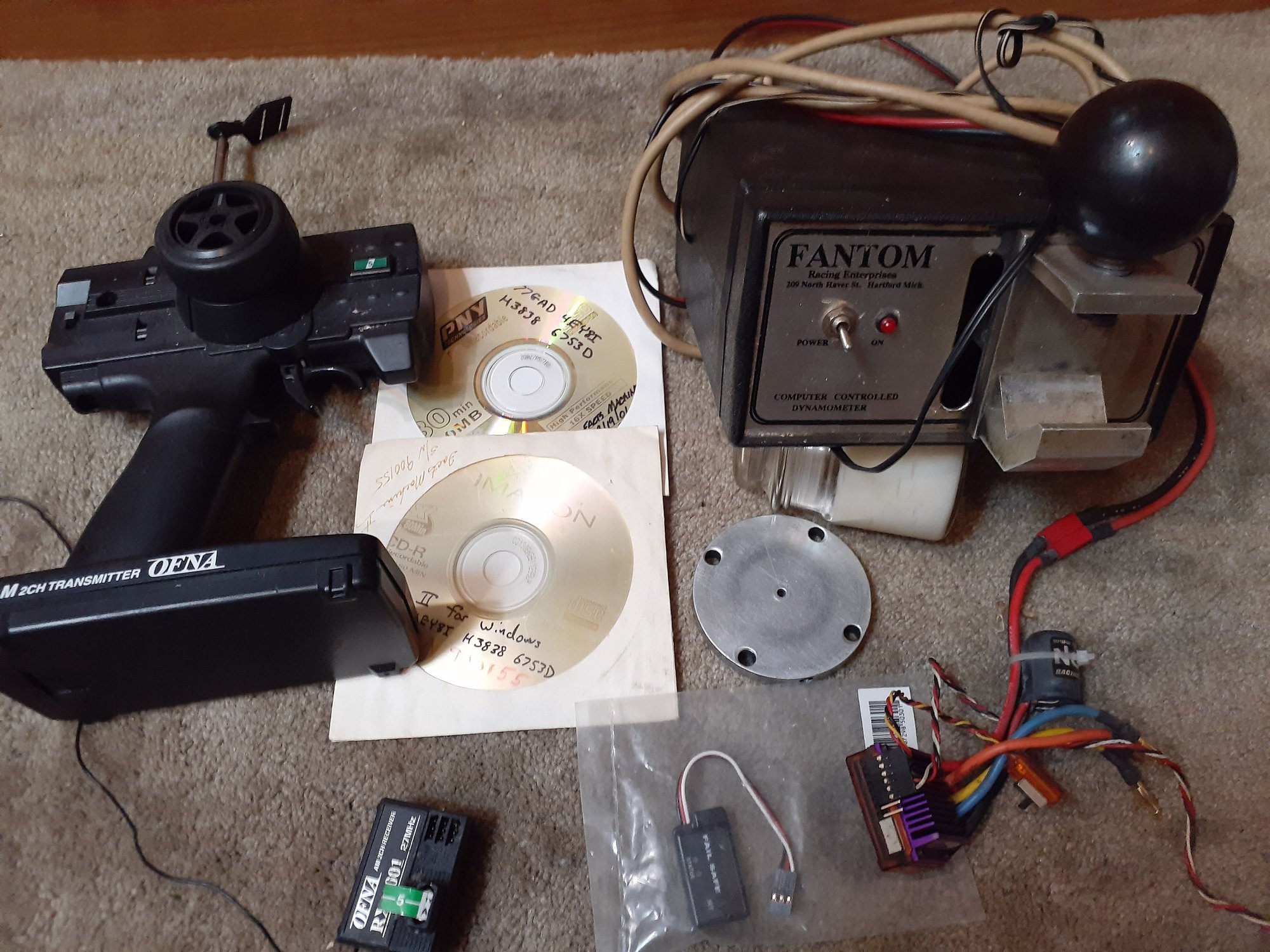 ALL IN ONE brushless or brushed motor dyno/ esc dyno (modified fantom ...