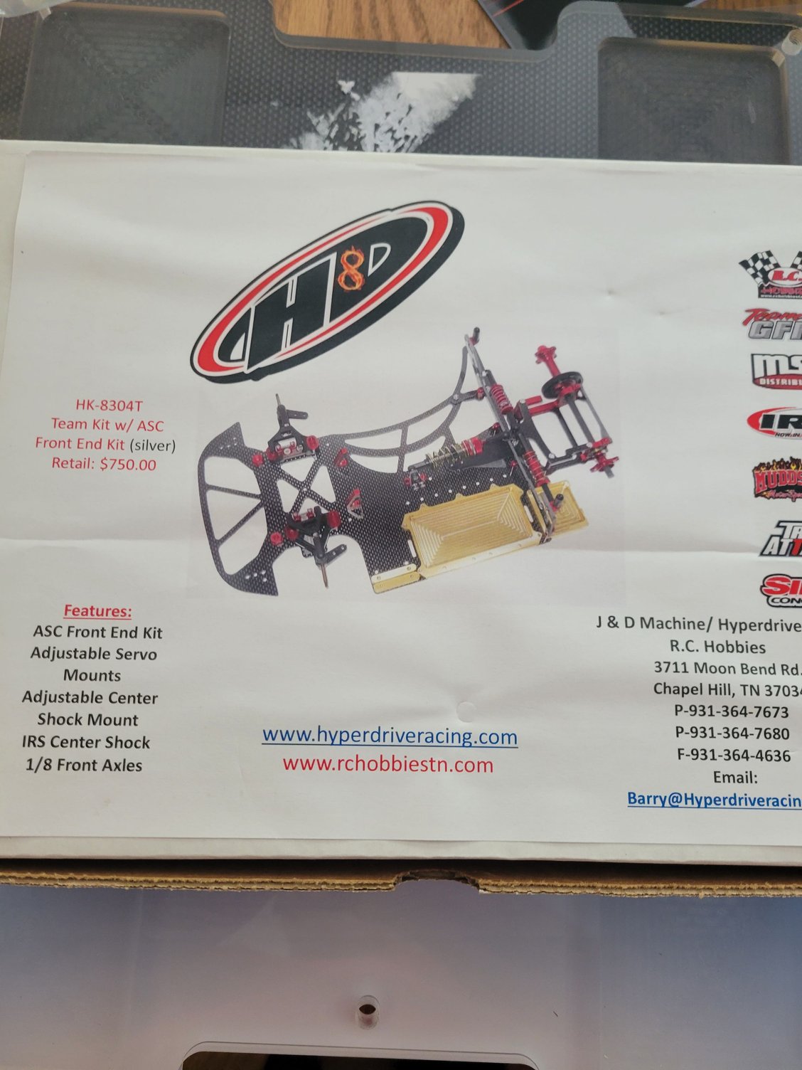 Hyperdrive HD8 oval kit NEW - R/C Tech Forums
