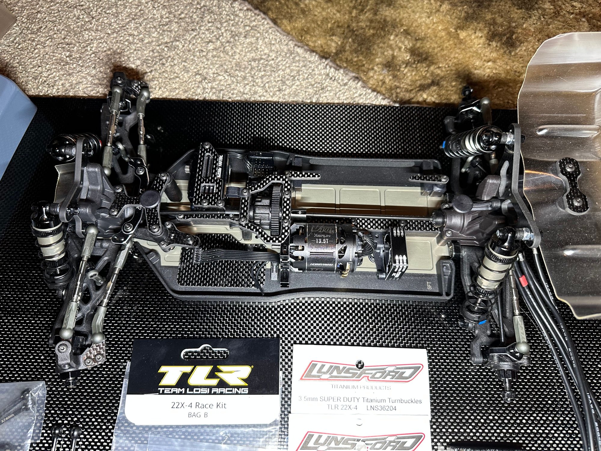 New TLR 22x-4 Elite Carpet Setup Hobbywing G2s 13.5t Combo Protek - R/C ...