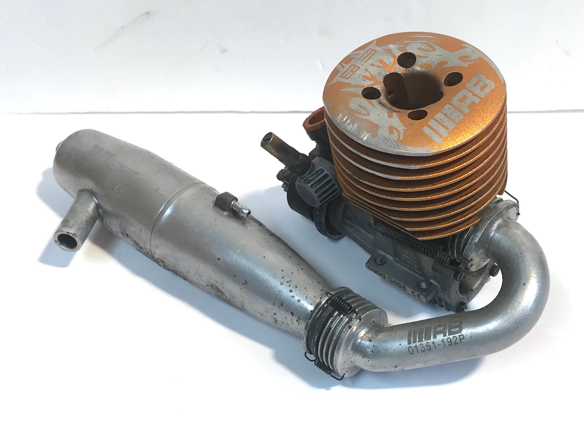 RB Concepts .21 Buggy B9 Nitro Engine with Clutch, bell & Exhaust - R/C ...