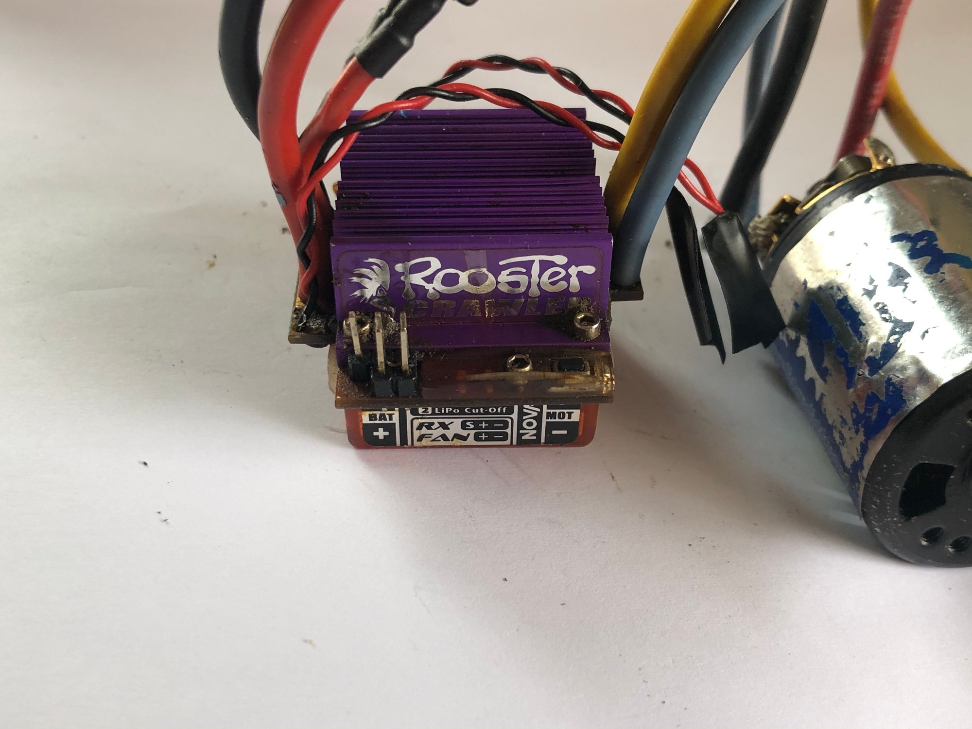 Vintage Novak Rooster esc 27t brushed motor - R/C Tech Forums