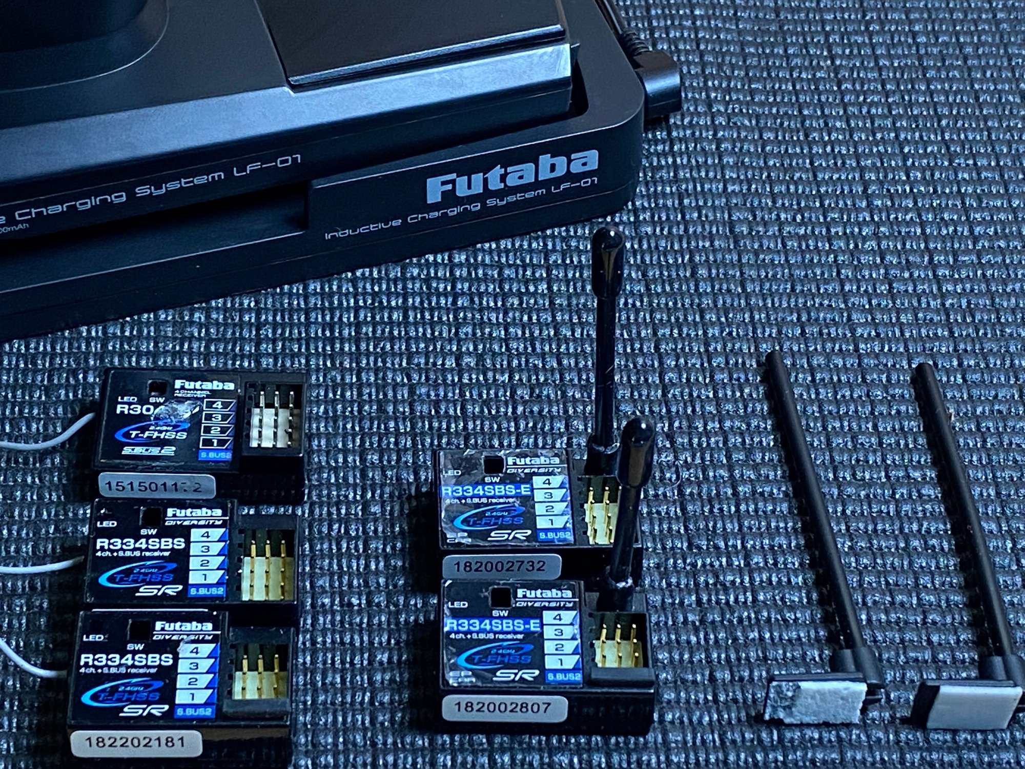 LOADED - Futaba 7PX + Inductive Charging + 4 Receivers + Case - R/C ...