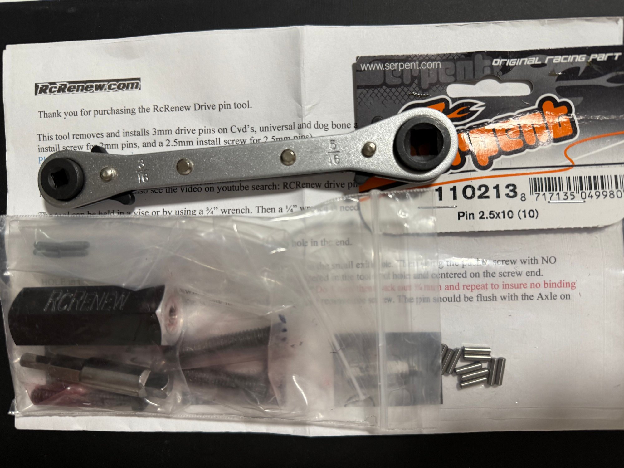 RCRenew CVD pin replacement tool - R/C Tech Forums