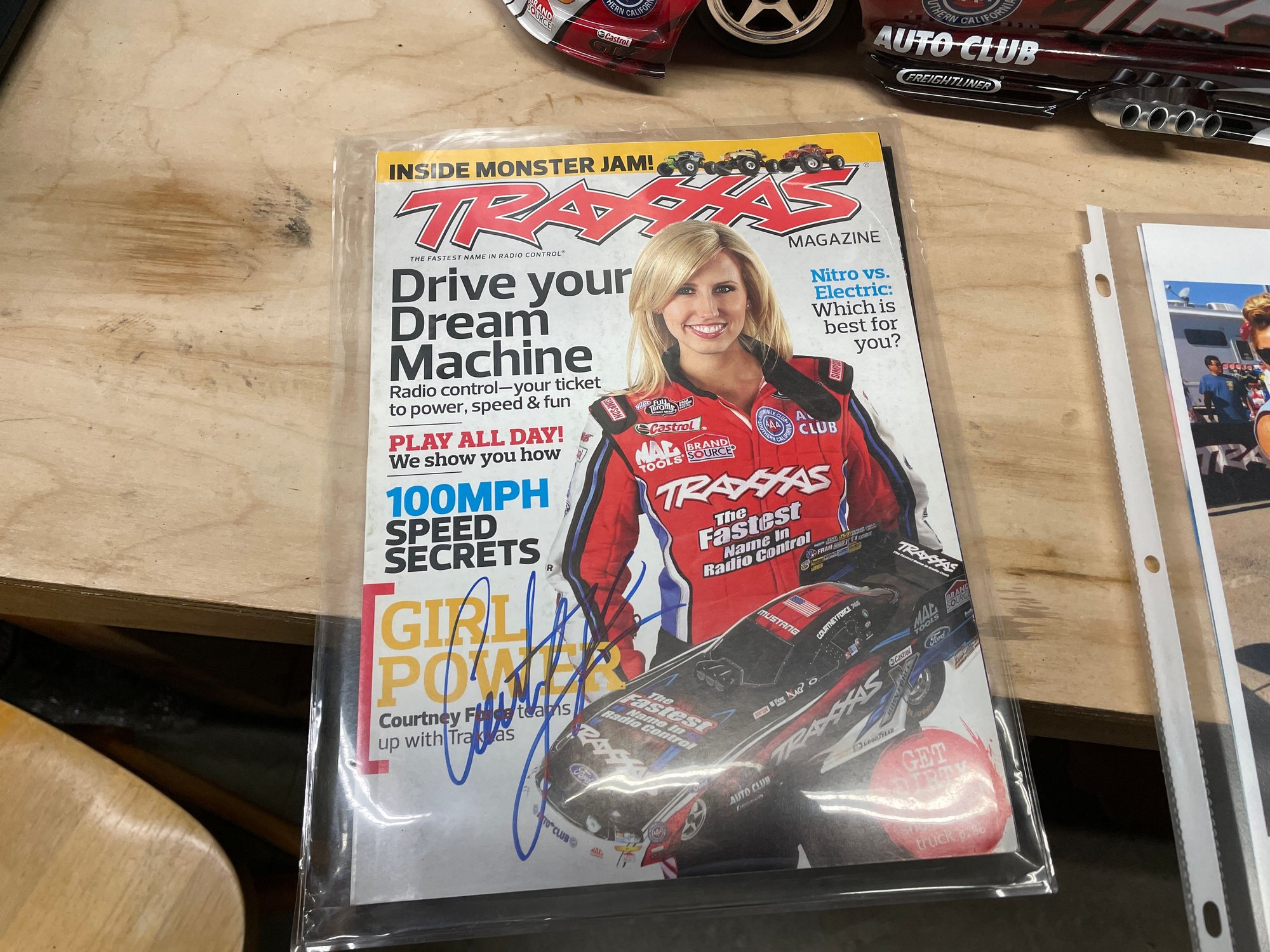 Courtney Force Autographed Traxxas Funny Car - R/C Tech Forums