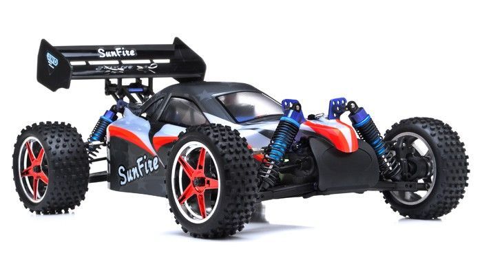 Exceed RC 1/10th 2.4Ghz EE Red Brushless PRO Electric SunFire RTR Off ...