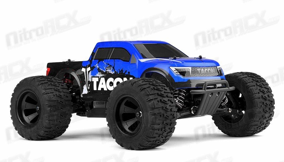 1/14 Tacon Blue Valor Monster Truck Brushless Ready to Run 2.4ghz RC ...