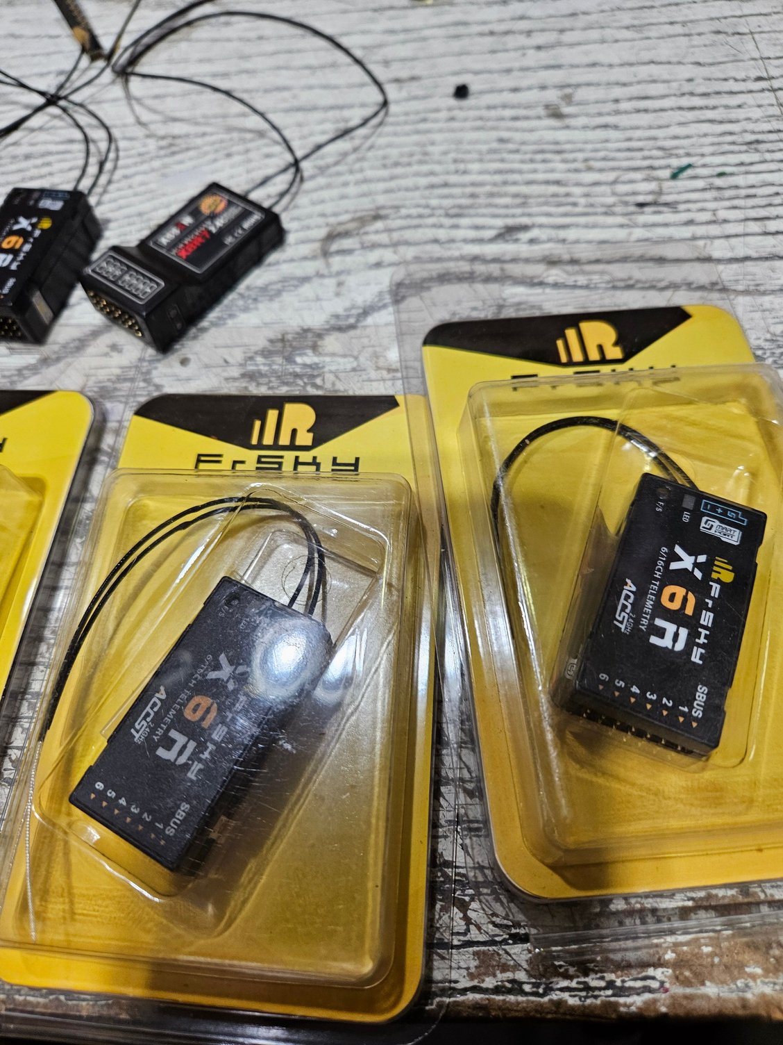 8 like new and new Fr Sky receivers, one assan rx, 210.00 free shipping ...