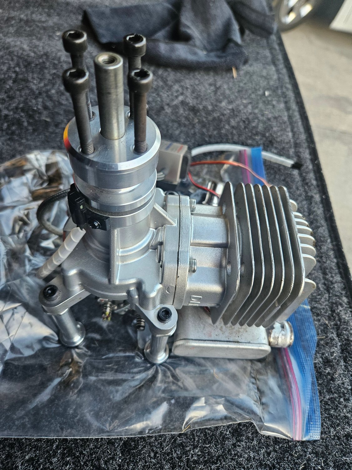 DLE 55 Like New with standoffs and muffler - RCU Forums