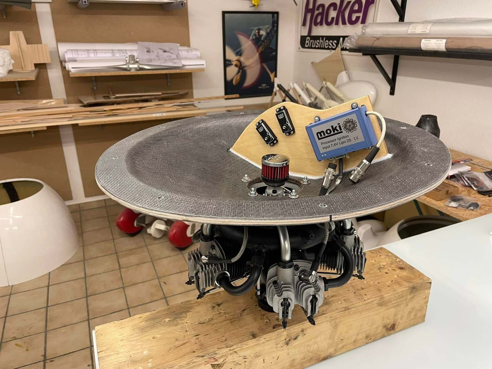 50% GeeBee R2 powered by MOKI 400 radial - Page 5 - RCU Forums