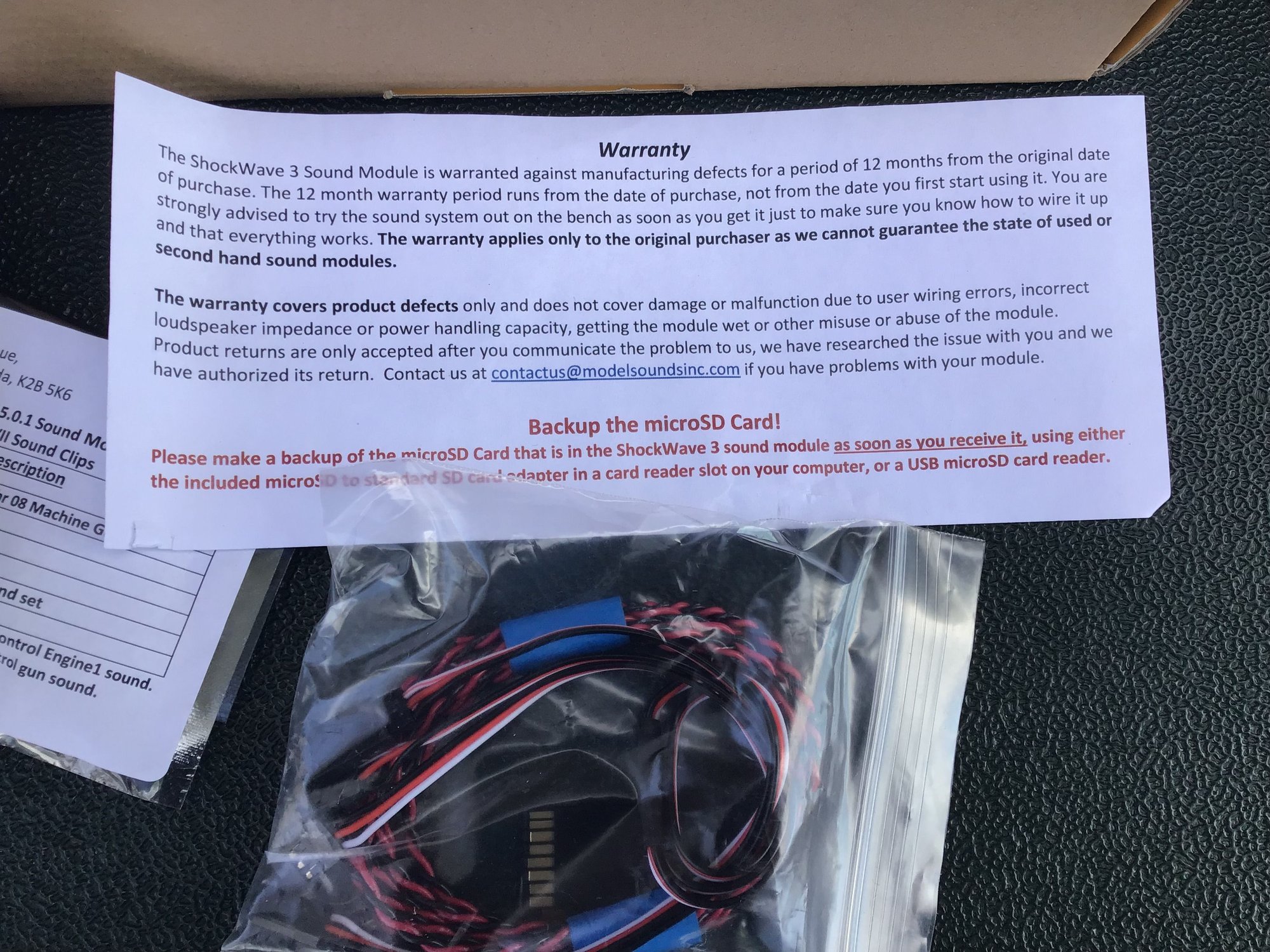 Model Sounds Shockwave 3 - RCU Forums