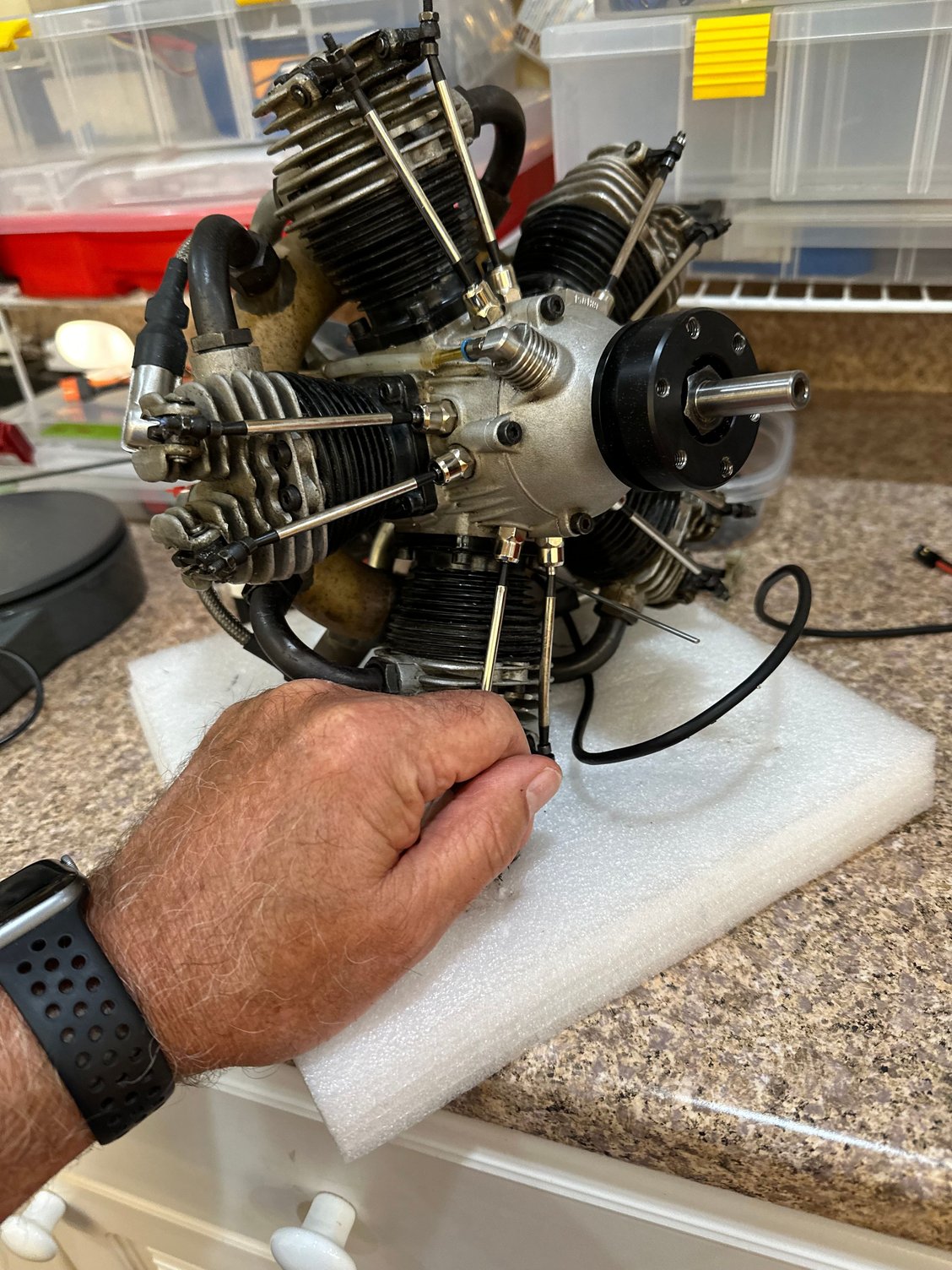 5 Cylinder 150 CC Moki Radial powered Beast 100 - RCU Forums