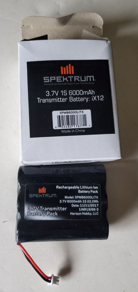 Spektrum 6000Mah Transmitter Battery - RCU Forums