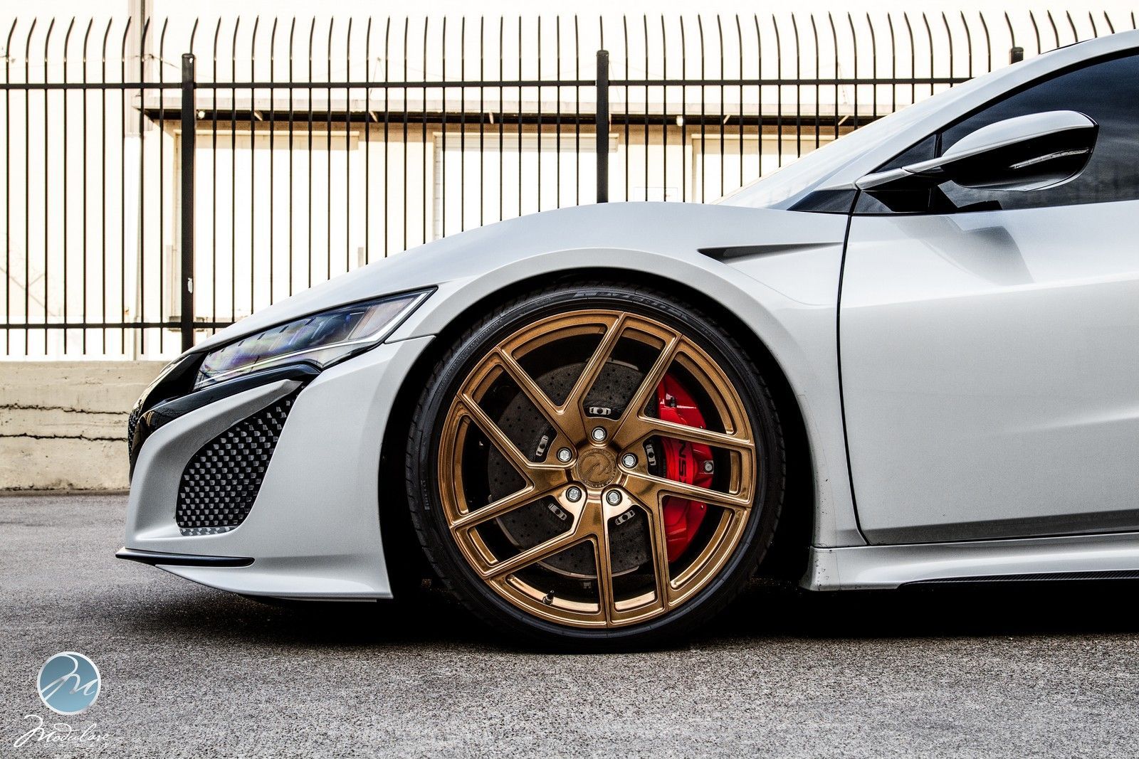 2017 Acura NSX | 20/21" Modulare B38 Polished Gold | Luxury4Play.com