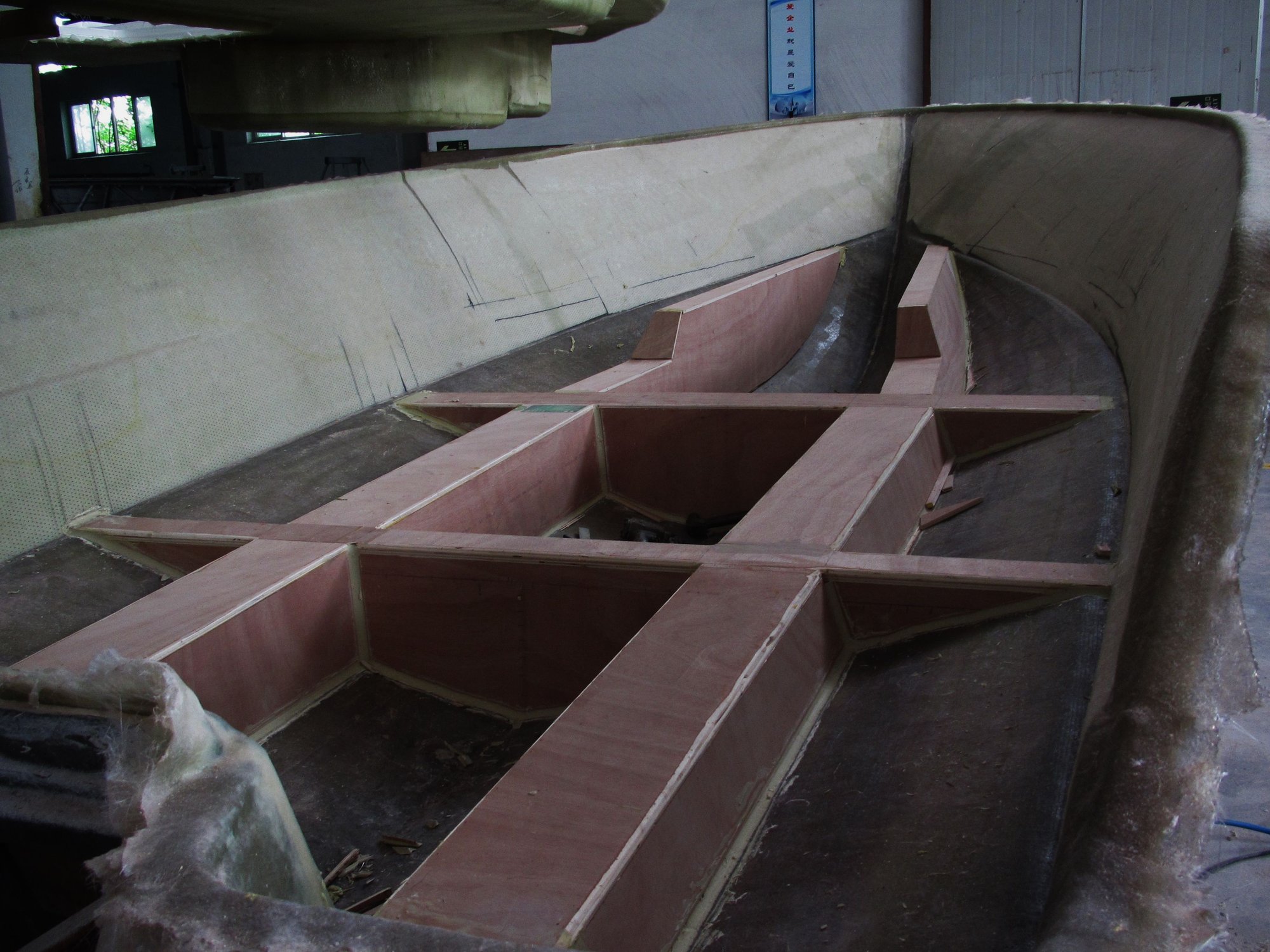 Foam Boat Building Fiberglass Panel