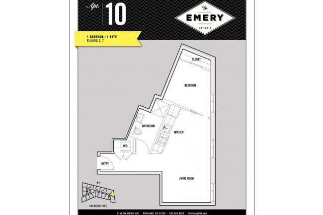 The Emery Apartments - 5 Reviews | Portland, OR Apartments for Rent ...
